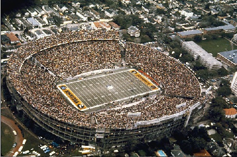 Stanford Stadium - history, photos and more of the site of Super Bowl XIX